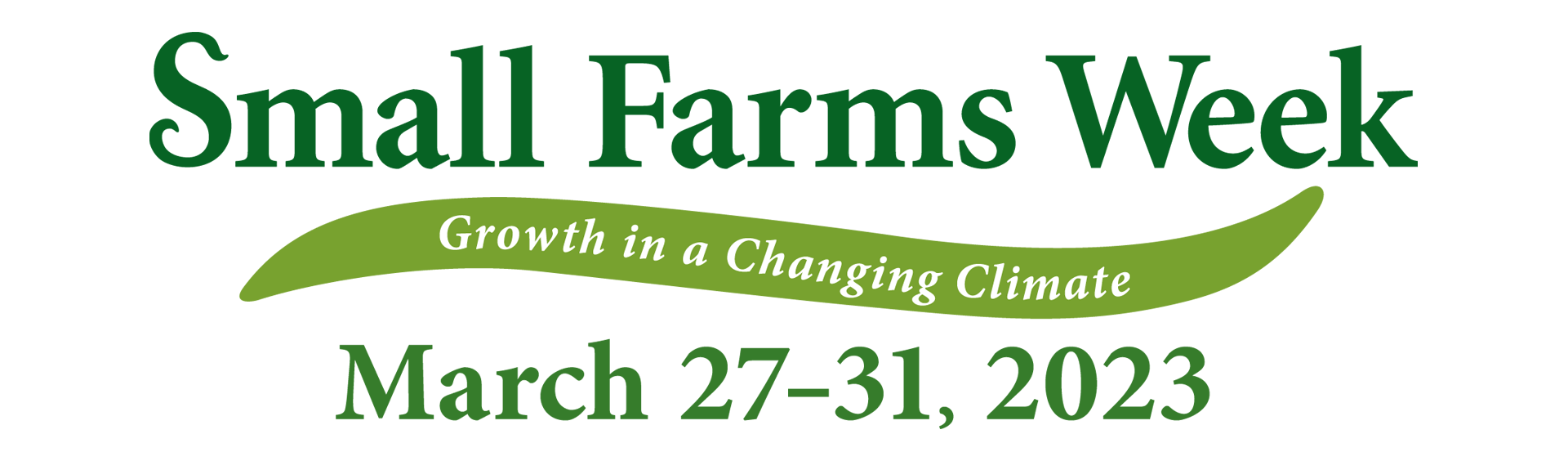 Small Farms Week