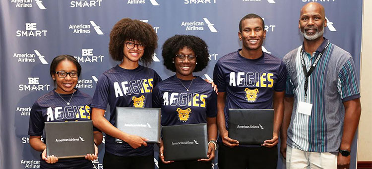 Aggie Computer Scientists Win 2019 Black Enterprise BE SMART Hackathon ...
