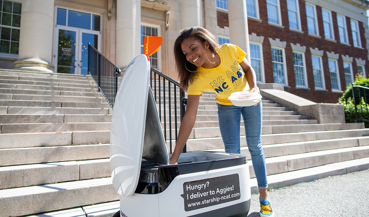 N.C. A&T, Sodexo and Starship Launch Food Delivery Robots | North ...