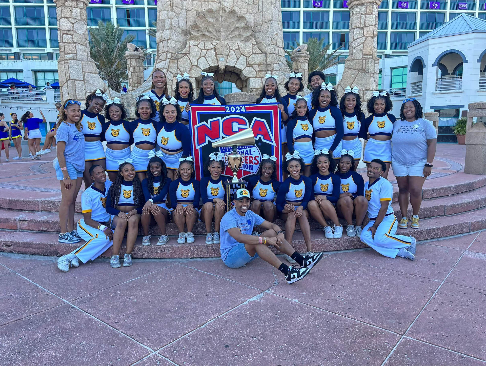 North Carolina A&T State University Cheerleaders Earn Historic National Title after “Road 2 ...
