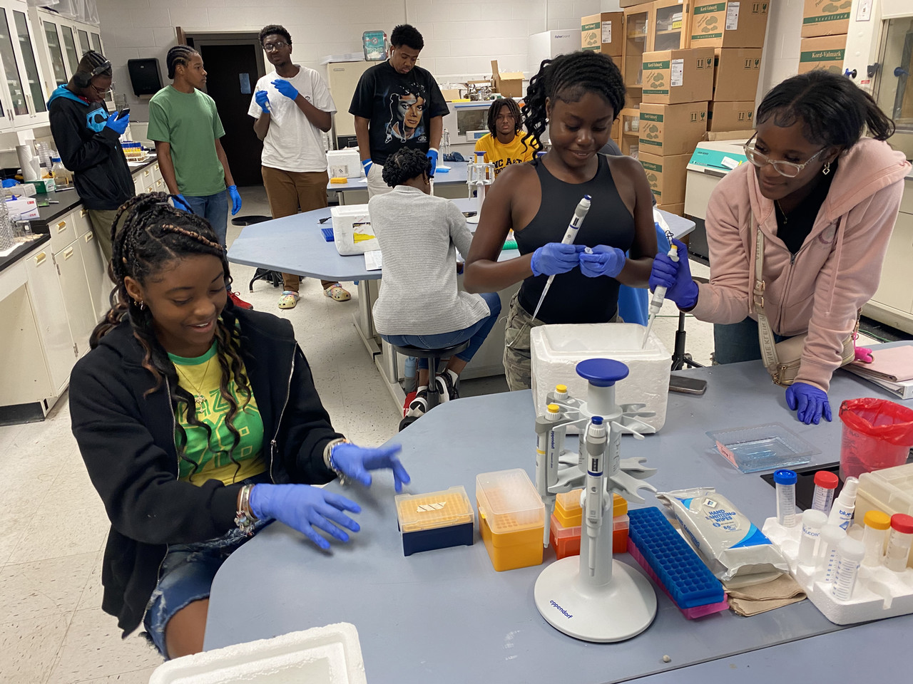 N.C. A&T, Merck Introduce High School Students to Biotechnology | North ...